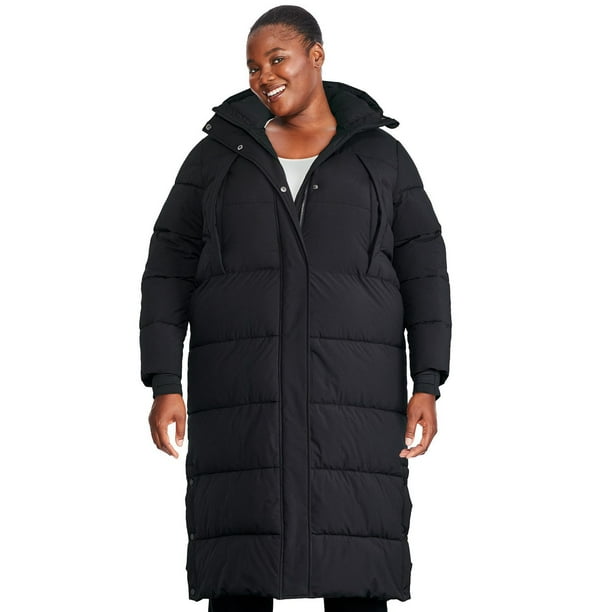 George Plus Women's Long Puffer Jacket, Sizes 1X-4X - Walmart.ca