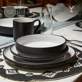 Yellowstone 12-Piece Ceramic Dinnerware Set, Beth Collection - Walmart.ca