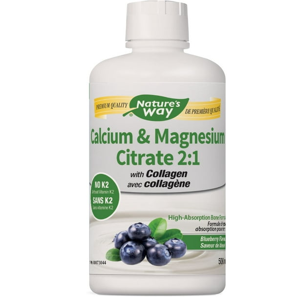 Nature's Way Calcium & Magnesium Citrate 2:1 - Walmart.ca