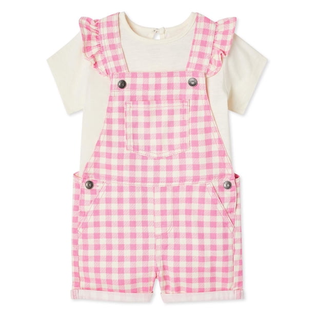 George Toddler Girls' Ruffle Shortall 2-Piece Set - Walmart.ca