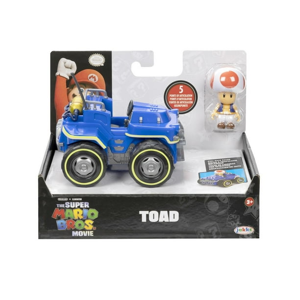 The Super Mario Bros. Movie – 2.5” Figure with Pull Back Racer – Toad ...