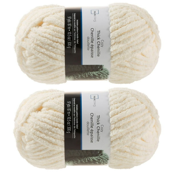 MAINSTAYS 2 PACK OFF WHITE THICK YARN - Walmart.ca