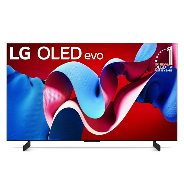 LG 42-Inch C4 OLED evo 4K Smart TV - α9 AI Processor 4K, Alexa Built-In ...