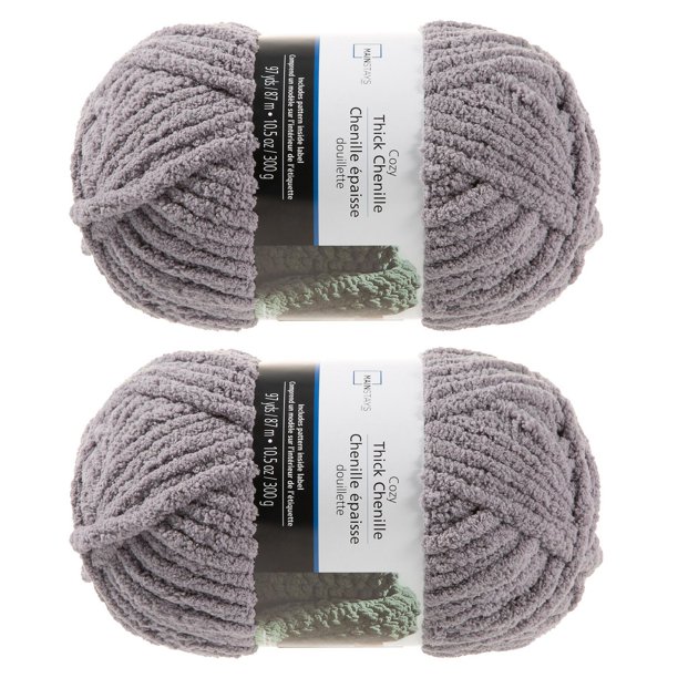 MAINSTAYS 2 PACK GREY THICK YARN - Walmart.ca