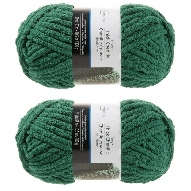 MAINSTAYS 2 PACK FOREST GREEN THICK YARN - Walmart.ca