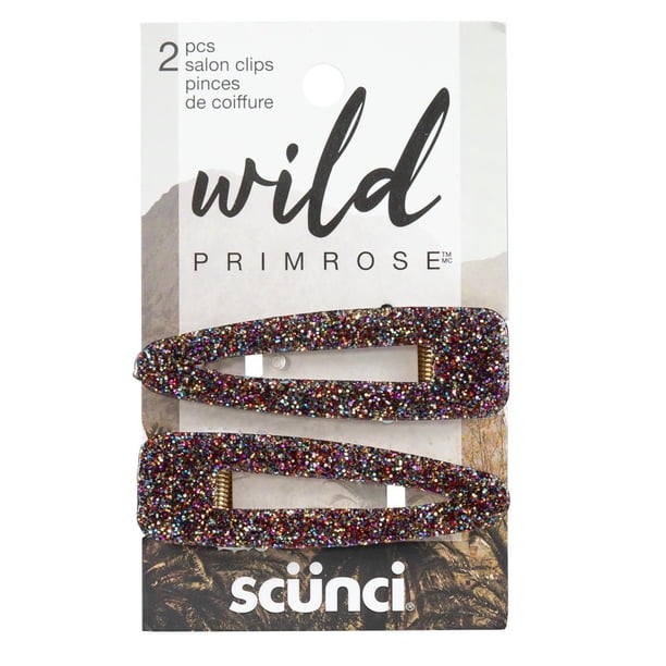 Wild Primrose Glitter Clips, 2 Pack Salon Clips - Walmart.ca