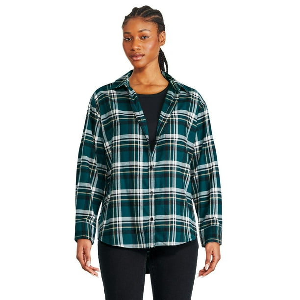 George Women's Flannel Shirt, Sizes XS-XXL - Walmart.ca