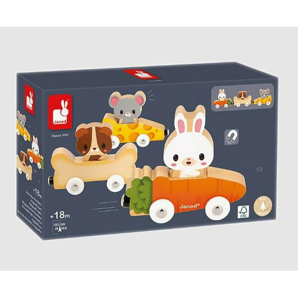 Janod - Farm: Magnetic Pets - Wood Toy - 18 months + - Walmart.ca