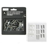 hometrends Heavy Duty Mirror Mounting Clips, 6 Pack Wall Mount Set ...