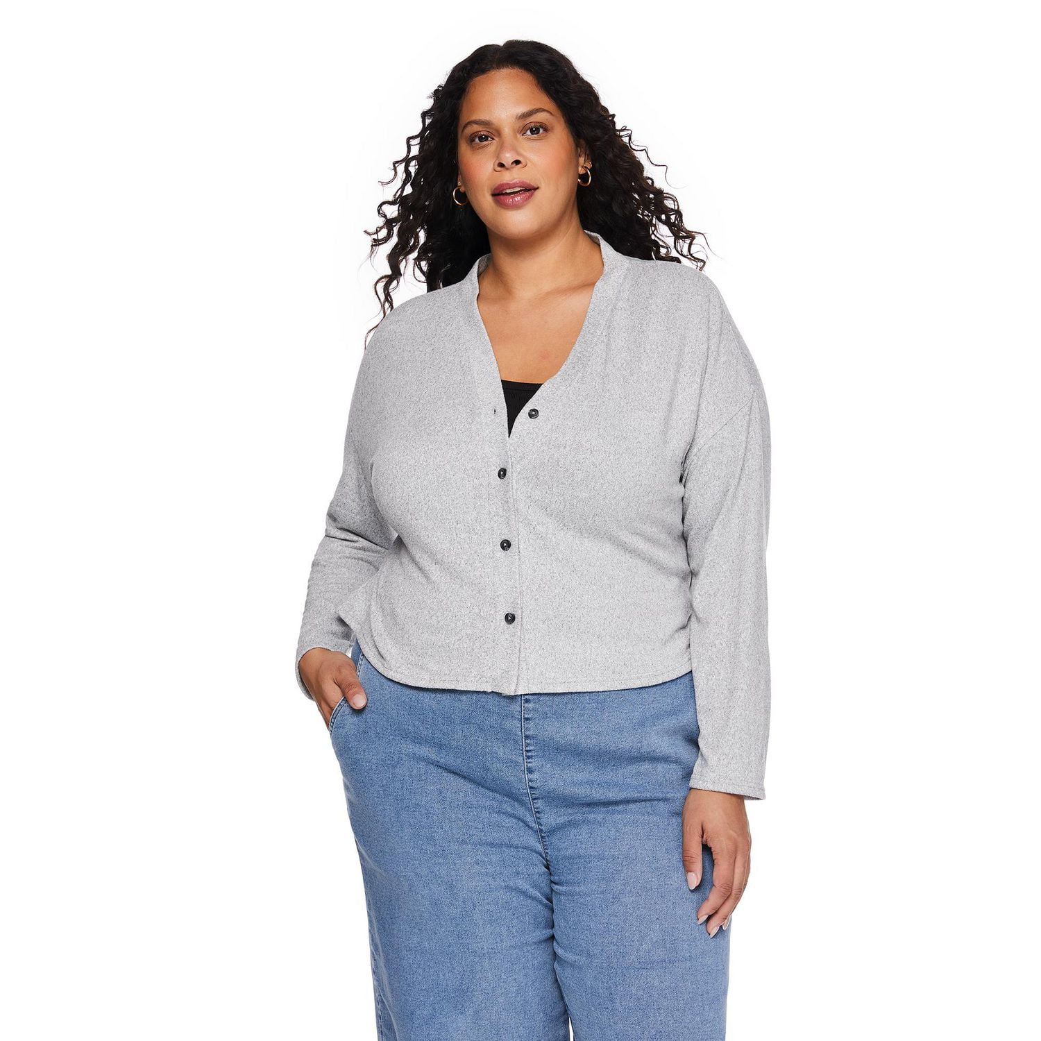 Click here for George Womens Plus Hacci Cardigan 2x prices