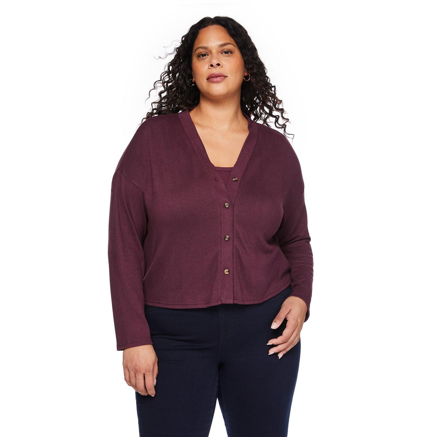 Click here for George Womens Plus Hacci Cardigan 2x prices