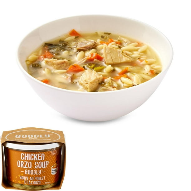 Goodly Chicken Orzo Soup, 500 mL - Walmart.ca