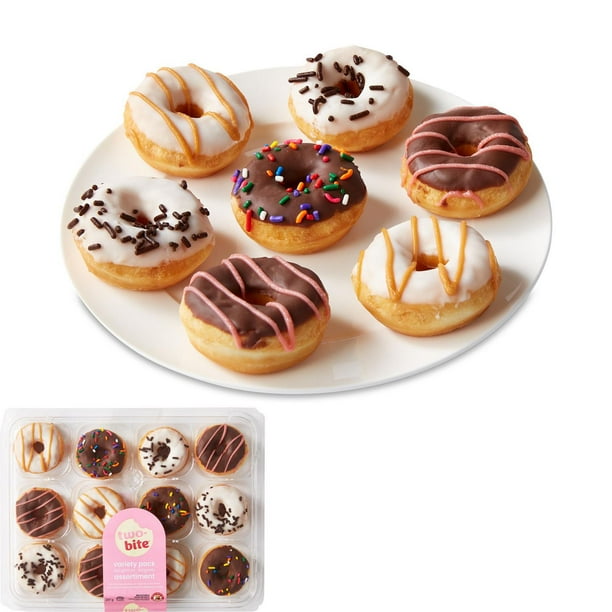 Two-Bite Variety Pack Doughnuts, Volume/Quantity - 227g/12 - Walmart.ca