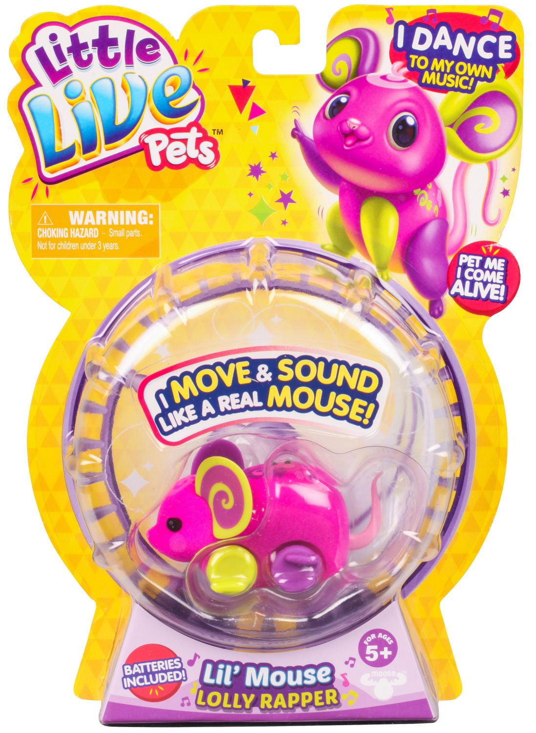 Little Live Pets Lolly Rapper Mouse Pet Toy | Walmart Canada