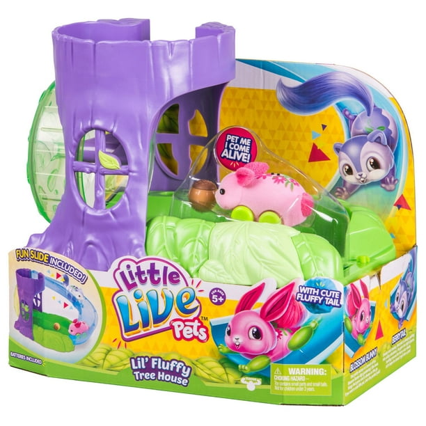 Little Live Pets Lil' Fluffy Tree House Blossom Bunny Pet Doll - Walmart.ca