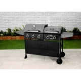 EXPERT GRILL 5-Burner Gas / Griddle Combo Grill, Black, GGC2452WA-C ...