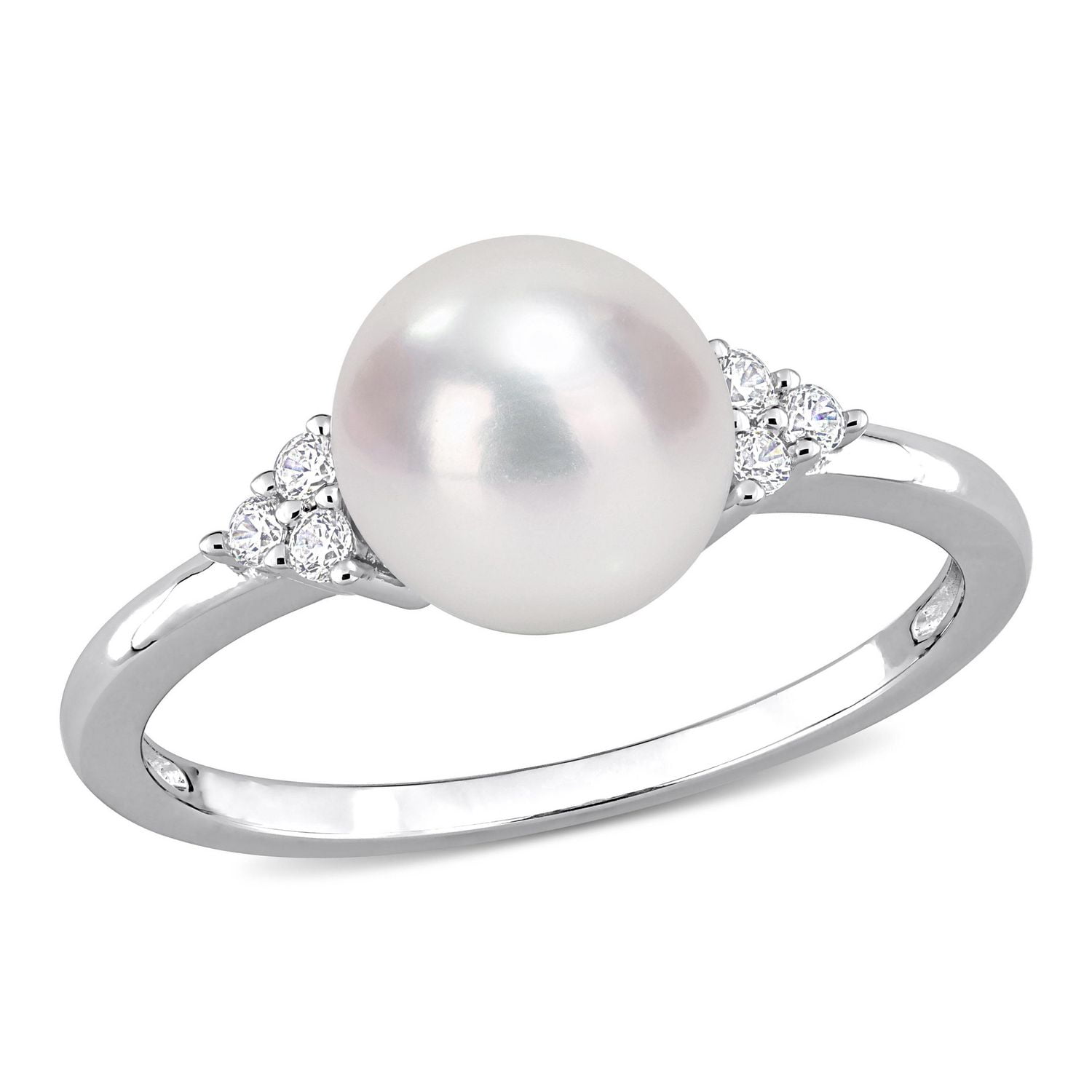 Click here for Miabella Freshwater Cultured Pearl And 1/10 Carat... prices
