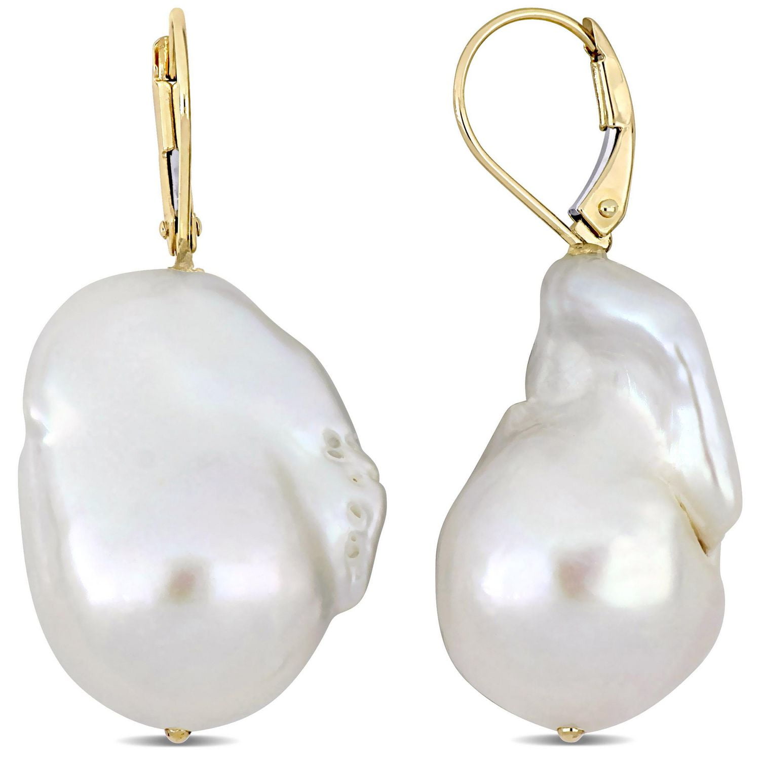 Click here for Miabella Cultured Freshwater Pearl 14k Yellow Gold... prices