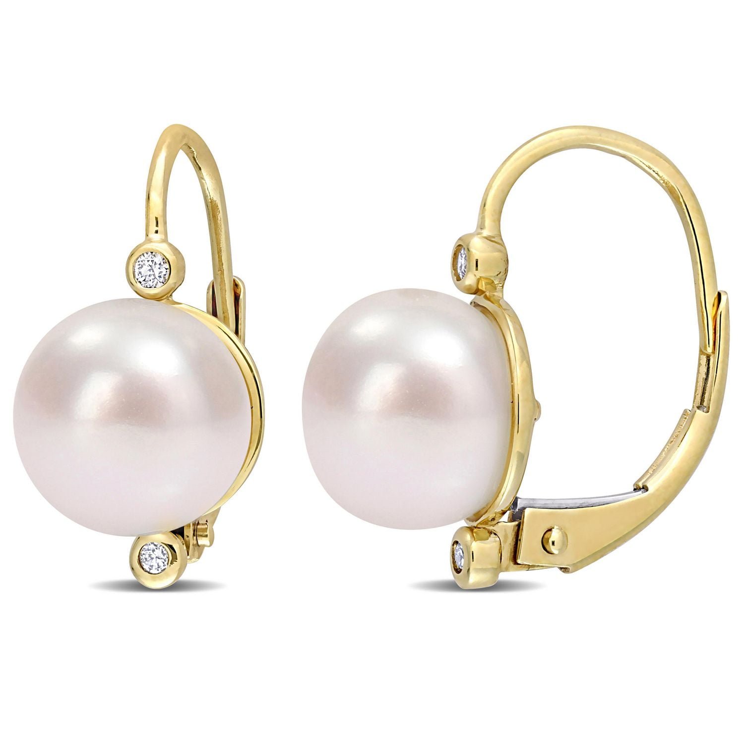 Click here for Miabella Freshwater Cultured Pearl And Diamond Acc... prices