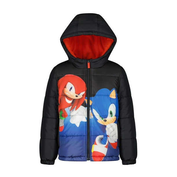 Sonic the Hedgehog Kid's Printed Midweight Puffer Jacket - Walmart.ca