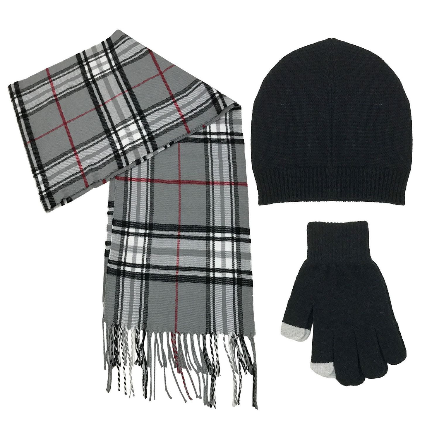 George Women's 3 Piece Scarf and Glove Brushed Acrylic Set | Walmart Canada