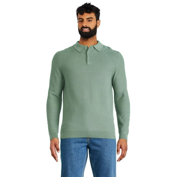 George Men's Polo Sweater - Walmart.ca