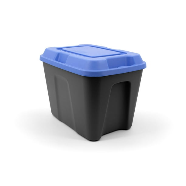 Tuff Store by Accent 44L Black Tote, 44L tote with a raised lid ...