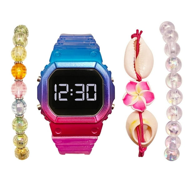 Justice LED Watch with Bracelet - Walmart.ca