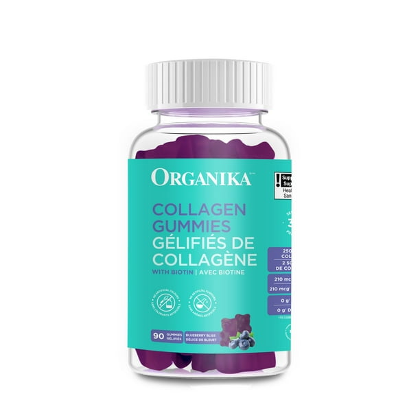 Organika Collagen Gummies 90ct - Walmart.ca