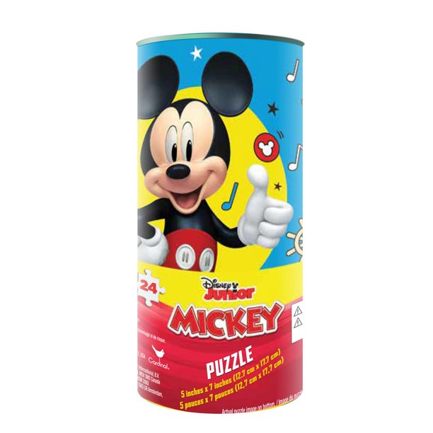 Disney Mickey Mouse 24-Piece Jigsaw Puzzle in Tube - Walmart.ca