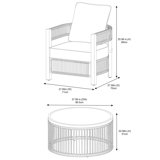 Better Homes & Gardens Tarren 5-Piece Patio Outdoor Conversation Set ...