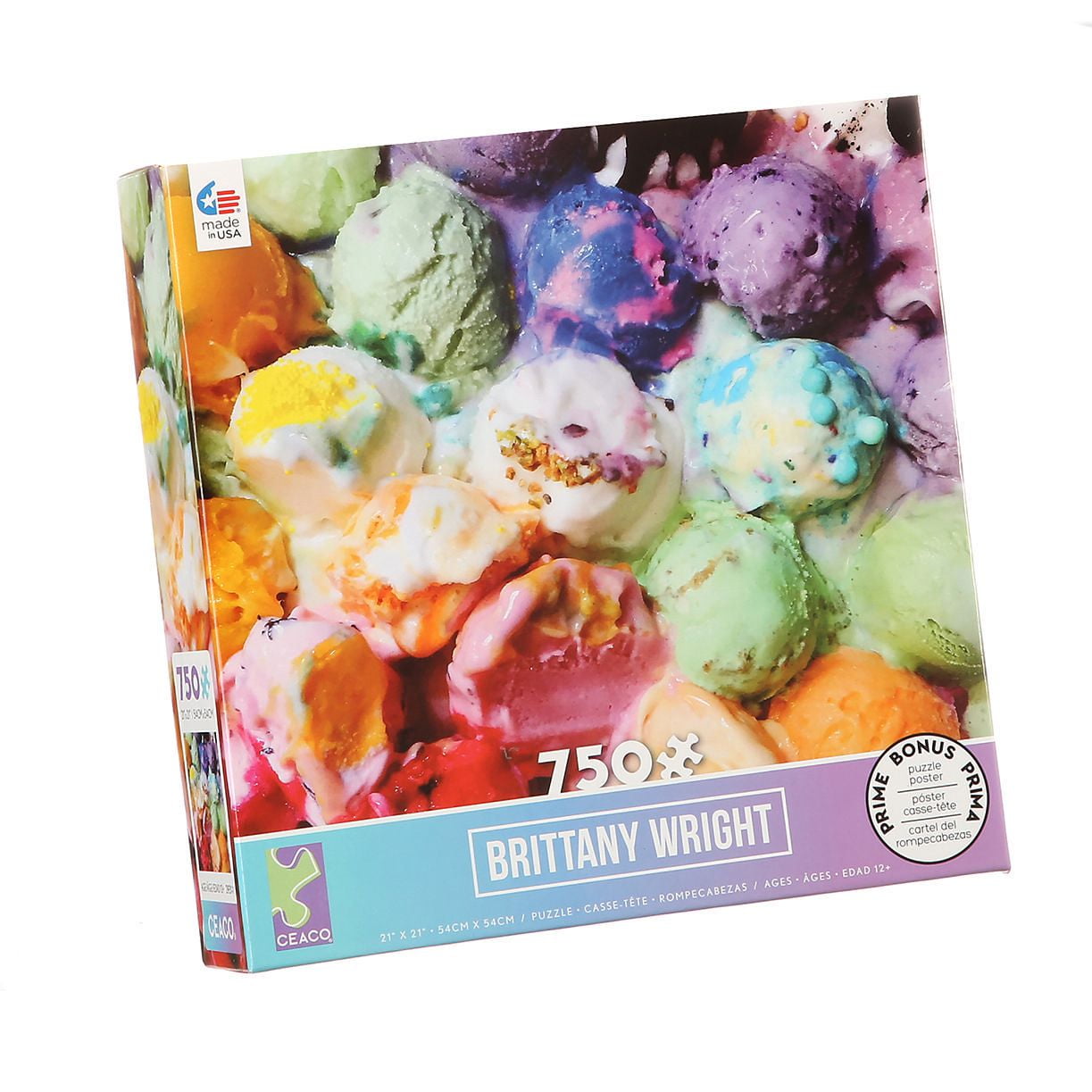 Brittany Wright 750-Piece Melted Ice Cream Jigsaw Puzzle | Walmart Canada
