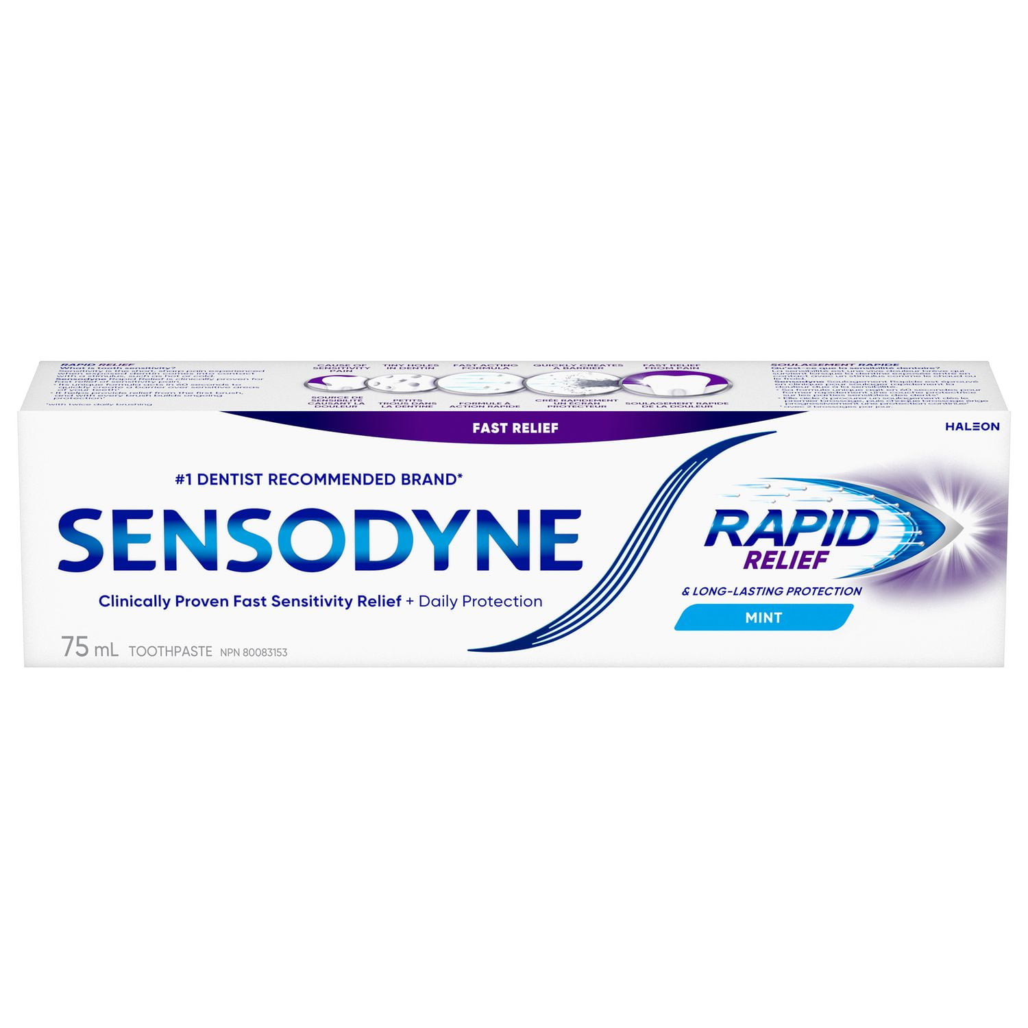 Sensodyne Rapid Relief Daily Sensitivity Toothpaste, Plaque and Tartar ...