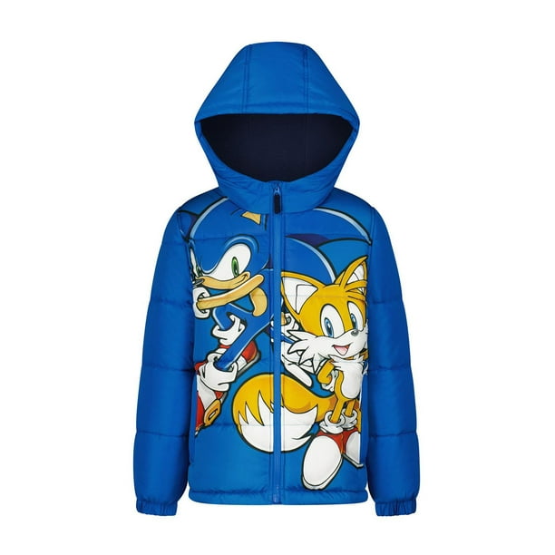 Sonic the Hedgehog Kid's Printed Midweight Puffer Jacket - Walmart.ca