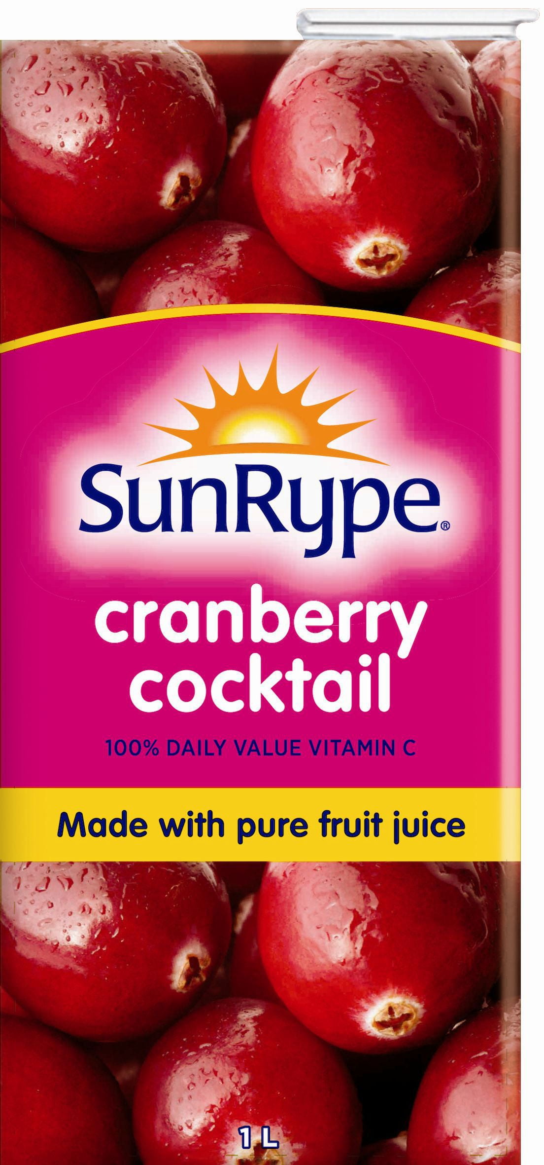 SunRype Cranberry Cocktail 1L | Walmart Canada