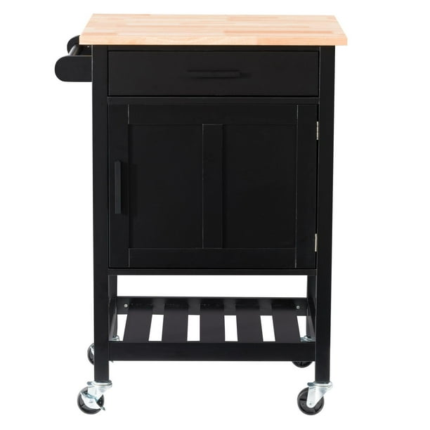 CorLiving Sage Wood Kitchen Cart - Walmart.ca