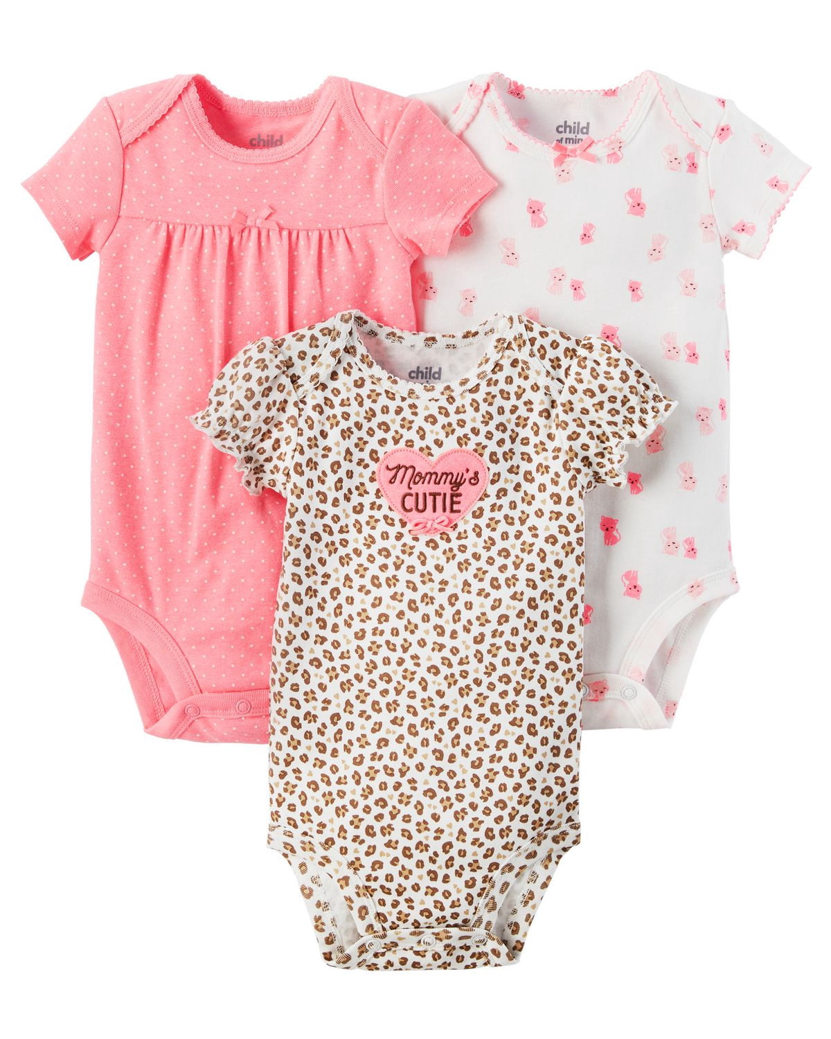 Emballage de 3 cache-couches pour nouveau-née Fille Child of Mine made ...