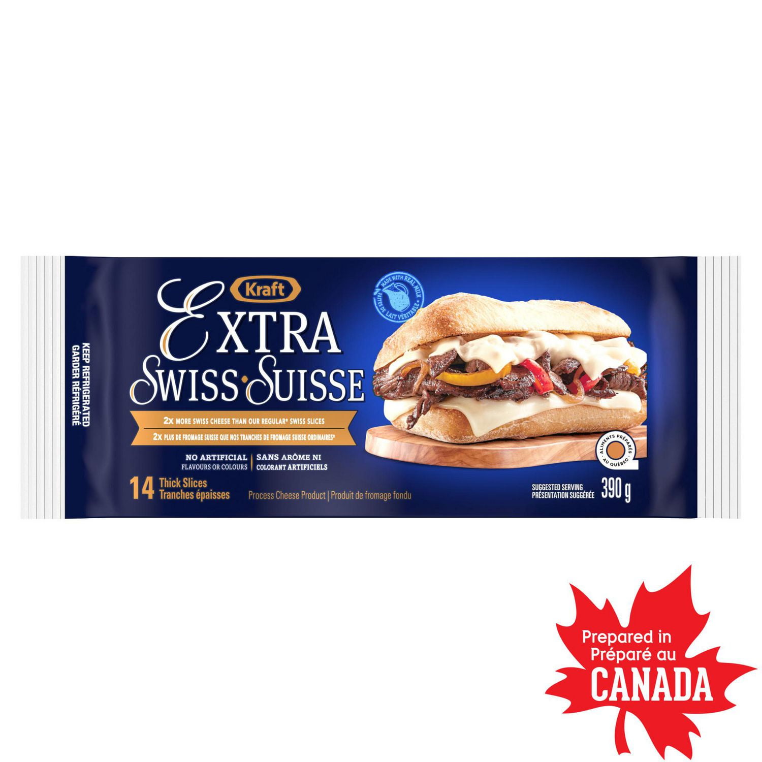 Click here for Kraft Extra Swiss Slices prices