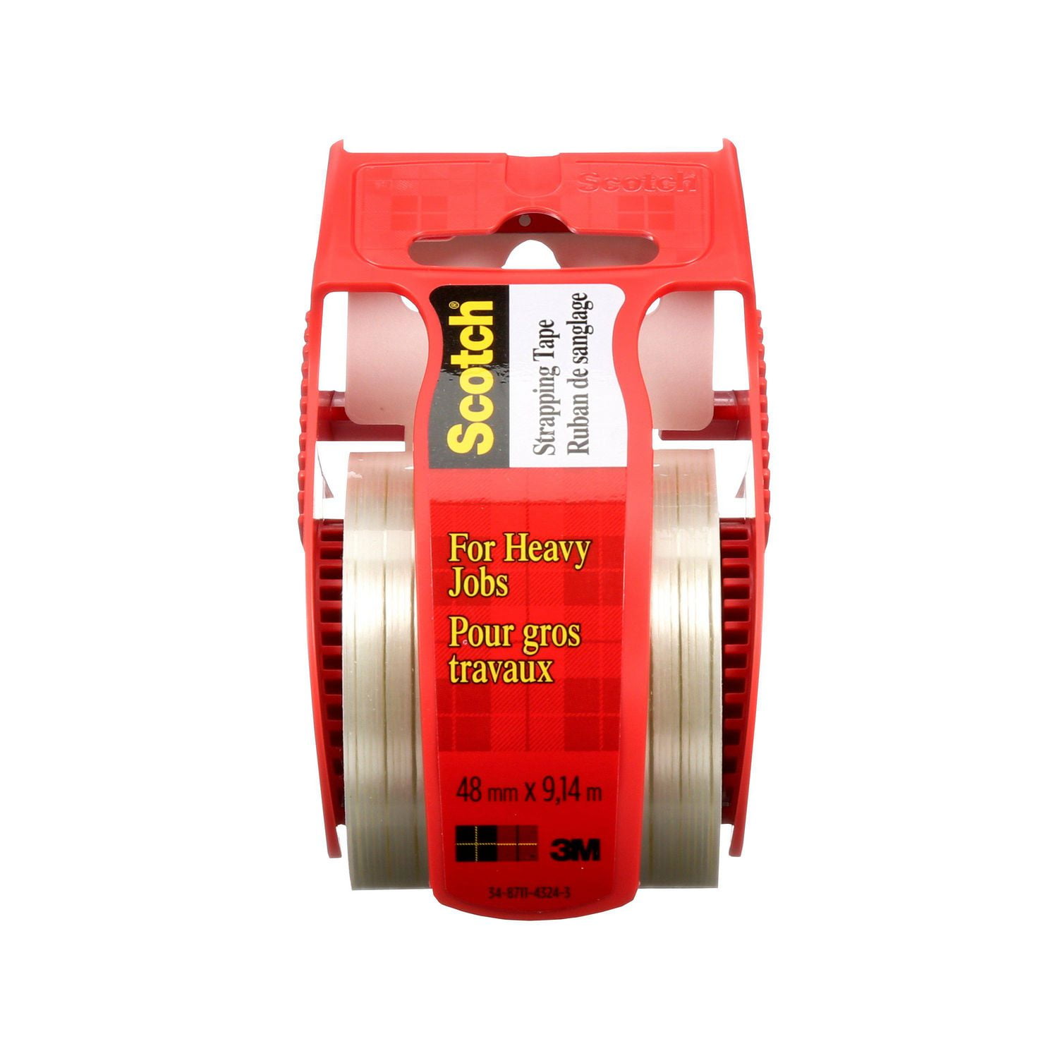 Scotch® Strapping Tape with Dispenser 50NA, 1.9 in x 9.9 yd (4.8 cm x 9 ...