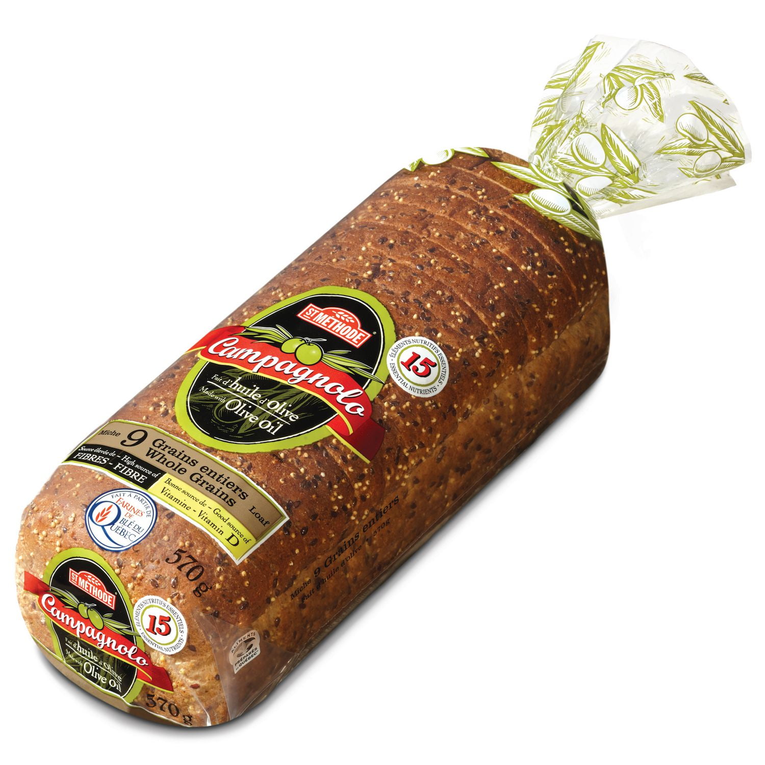 Campagnolo 9 Whole Grains Sliced Bread Loaf | Walmart Canada