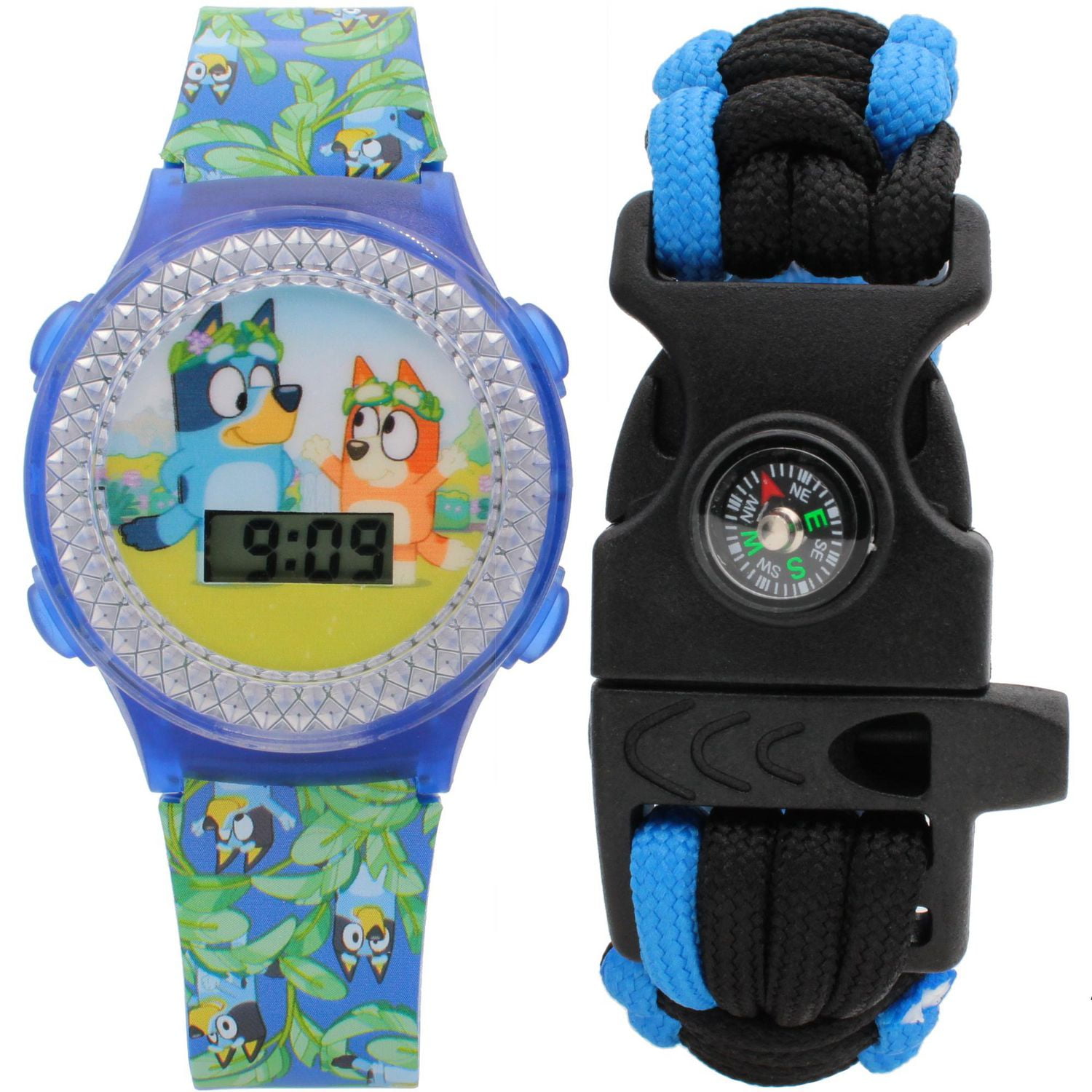 Bluey Kids’ Digital Watch with Compass Bracelet – Jungle Theme - Walmart.ca