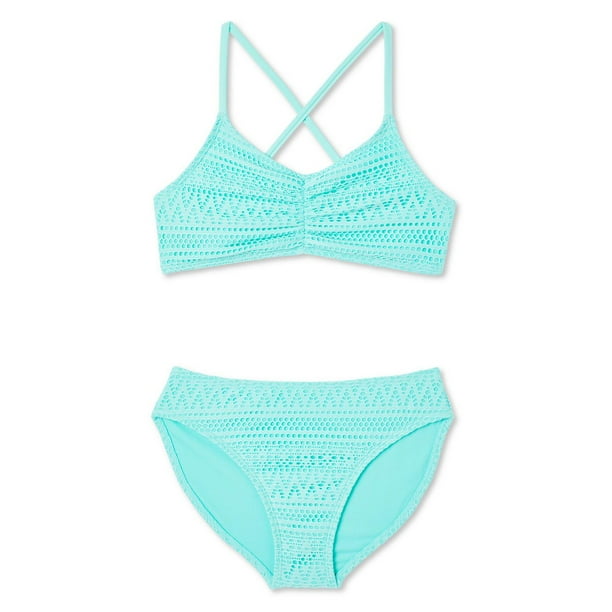 George Girls' Crochet Swim 2-Piece Set, Sizes XS-XL - Walmart.ca