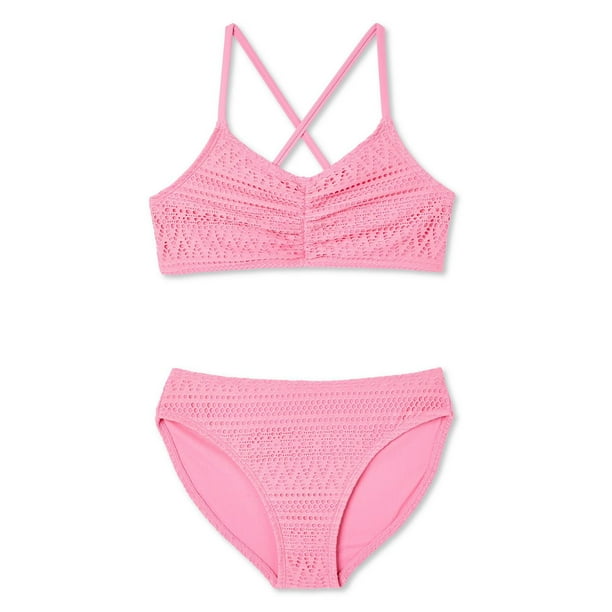 George Girls' Crochet Swim 2-Piece Set, Sizes XS-XL - Walmart.ca