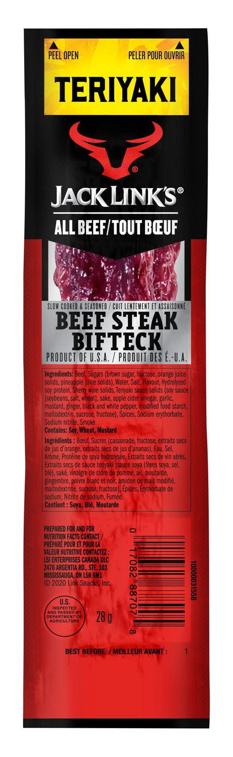 Click here for Jack Links Beef Steak Teriyaki 28g prices