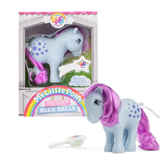 My Little Pony 40th Anniversary Pony - Blue Belle - Walmart.ca