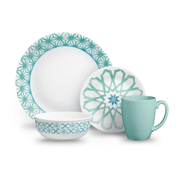 Corelle® Amalfi Verde Dinnerware Set 16pc - Walmart.ca