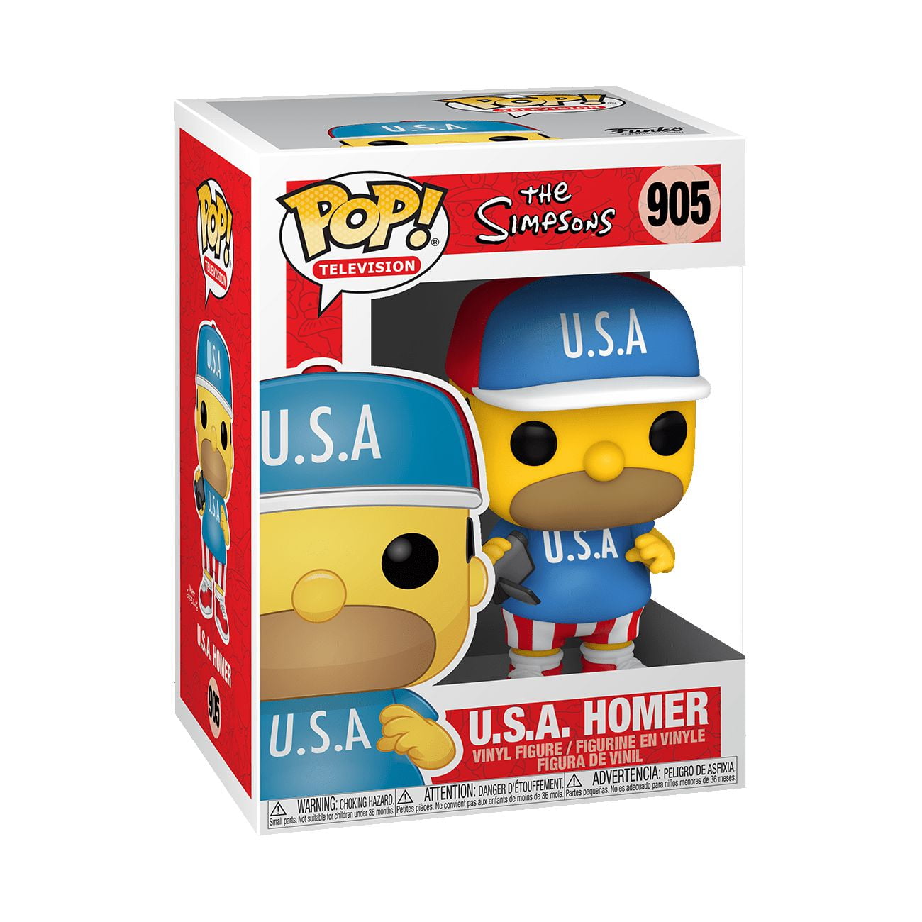 Funko POP! The Simpsons - U.S.A Homer Vinyl Figure | Walmart Canada