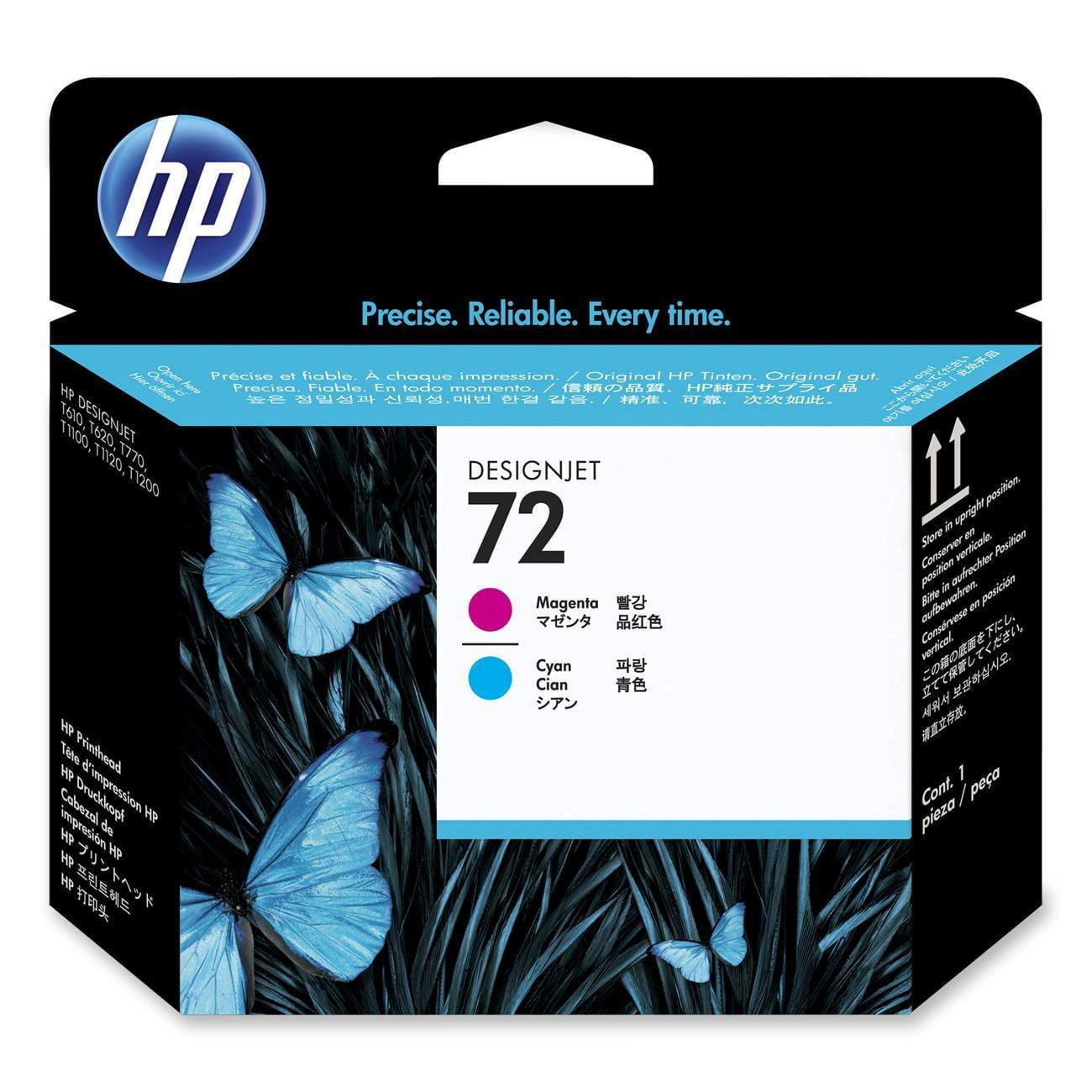 HP 72 Magenta and Cyan DesignJet Printhead (C9383A) | Walmart Canada