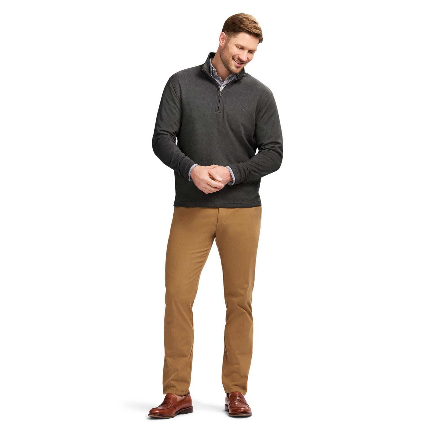 Click here for Izod Feeder Stripe 1/4 Zip S prices