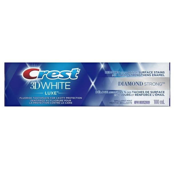 Crest 3D White Luxe Diamond Strong Toothpaste, 100 mL - Walmart.ca